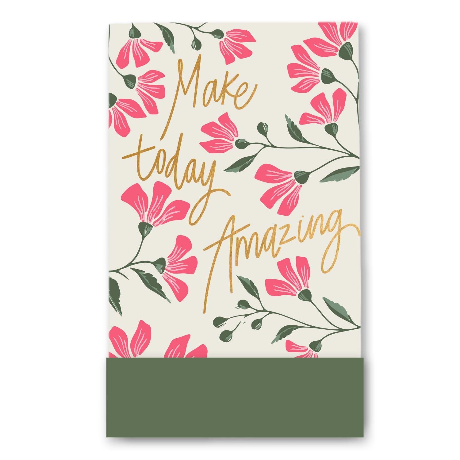 Mary Square Flip Notepad Make Today Amazing – shopflowersplus.com