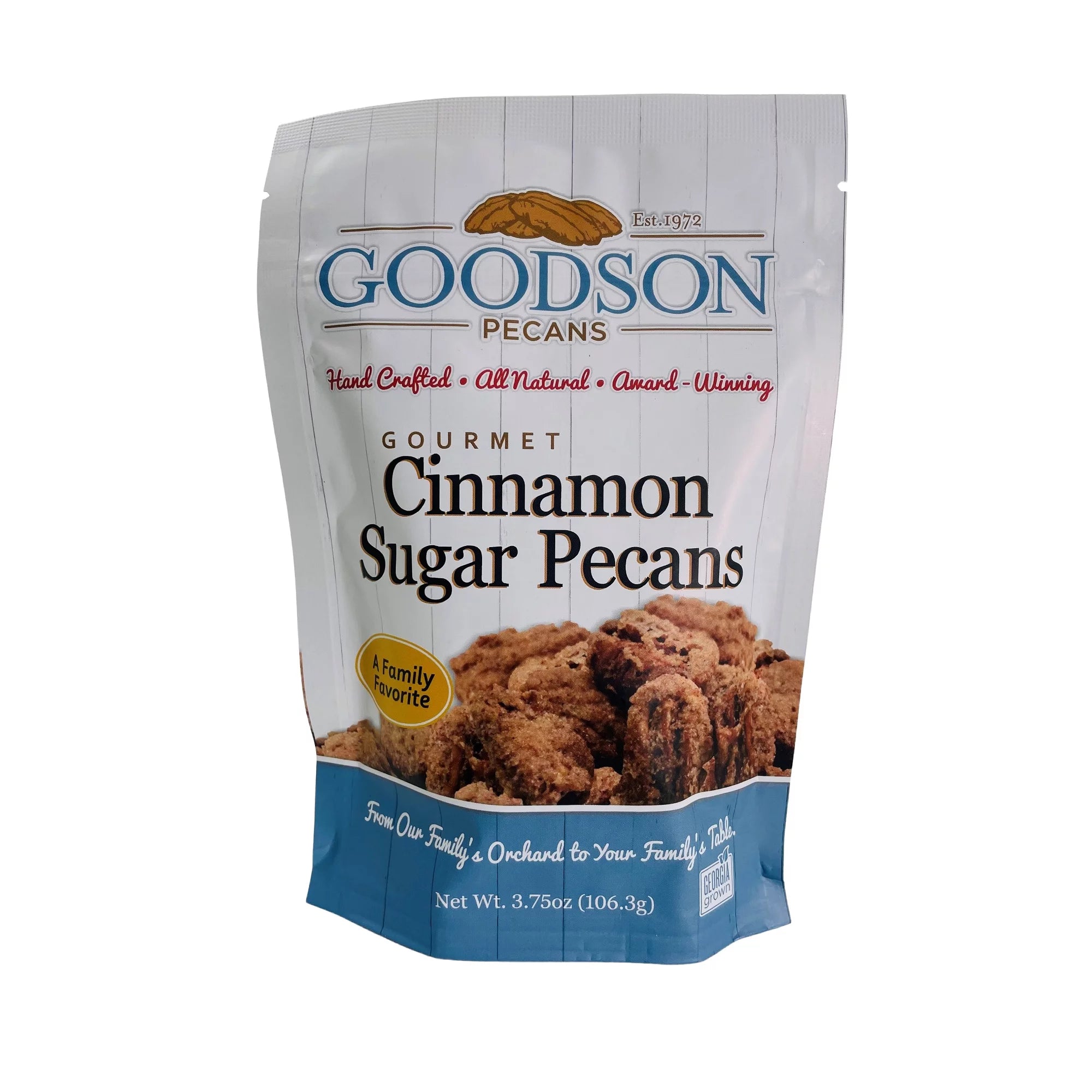 Goodson Pecans Cinnamon Sugar Pecans 3.75oz Bag – shopflowersplus.com